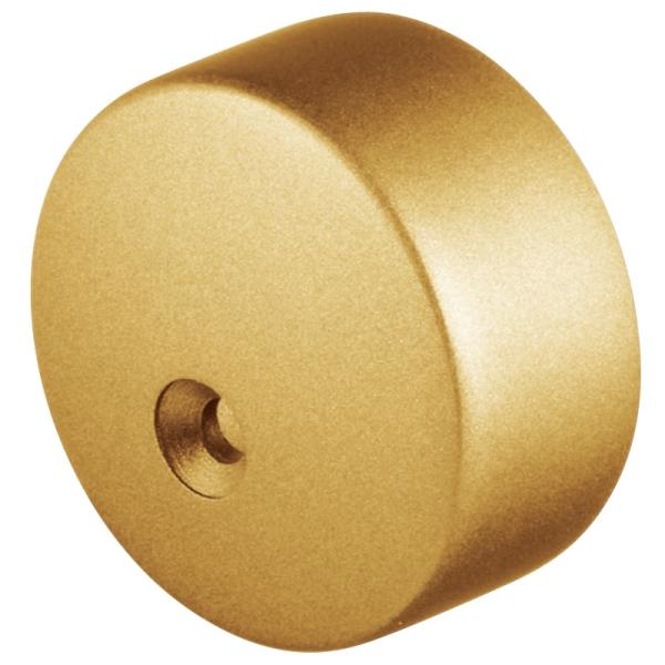 【35mm用 Eエンドキャップ 】色・品番：ゴールド(BD-12G)材質：亜鉛合金付属品：取付ねじ入数：1個手スリ 手すり 手摺 棒 玄関 階段 トイレ 介護 補助 部材 部品 交換 diy 室内 転倒 防止 金物 受