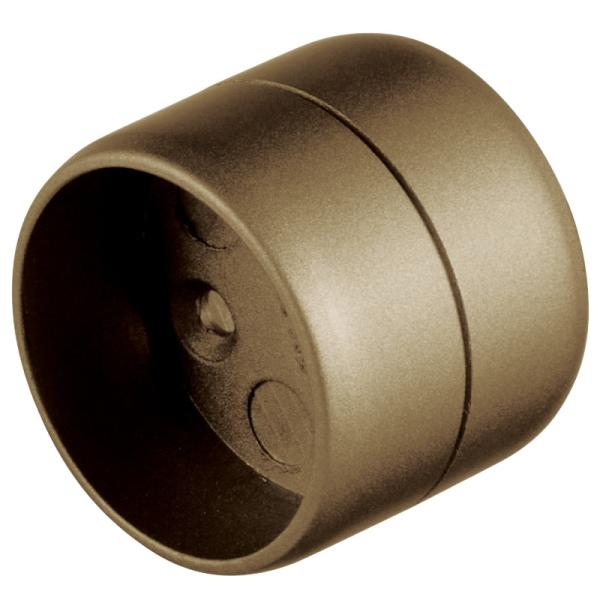 【35mm用 直ジョイント】※ロングスパン1400はご使用いただけません。色・品番：ブラウン(BD-16B)材質：亜鉛合金付属品：取付ねじ入数：1個手スリ 手すり 手摺 棒 玄関 階段 トイレ 介護 補助 部材 部品 交換 diy 室内 転...