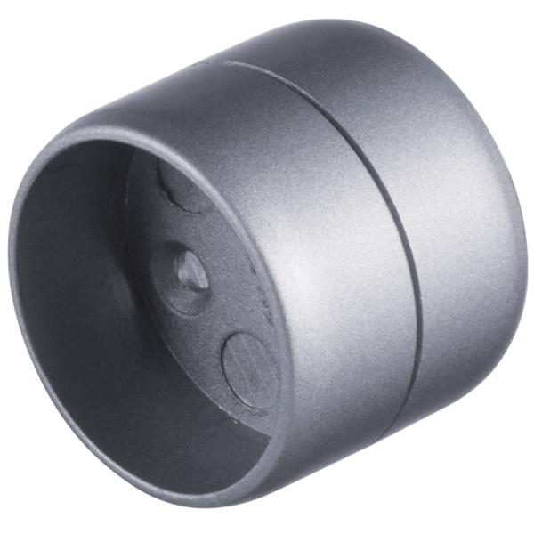 【35mm用 直ジョイント】※ロングスパン1400はご使用いただけません。色・品番：シルバー(BD-16S)材質：亜鉛合金付属品：取付ねじ入数：1個手スリ 手すり 手摺 棒 玄関 階段 トイレ 介護 補助 部材 部品 交換 diy 室内 転...