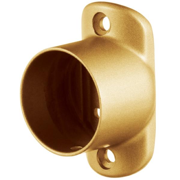 【35mm用 Tジョイント】※ロングスパン1400、35強化コート手すり棒は使用できません。色・品番：ゴールド(BD-35G)材質：亜鉛合金付属品：取付ねじ入数：1個手スリ 手すり 手摺 棒 玄関 階段 トイレ 介護 木製 補助 部材 部品...