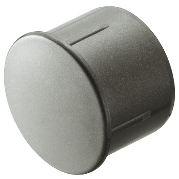 【マツ六 35mm 樹脂キャップ】※屋内専用です。屋外及び浴室には使用出来ません。※BDS-02に取付けてエンドブラケットとして使用してください。色・品番：シルバー(BD-53S)材質：ABS樹脂入数：1個手摺 手すり 金物 部材 材料 d...