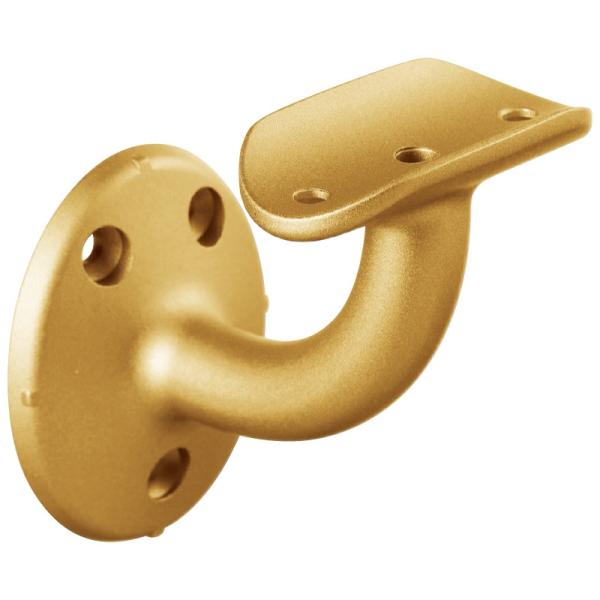 【32mm】※木下地に取付けしやすいようネジ穴を斜めにあけています。コンクリートアンカーをご使用の場合は加工にご注意下さい。色：ゴールド(BE-03G)材質：亜鉛合金付属品：ねじ付入数：1個手スリ 手すり 手摺 玄関 階段 トイレ 介護 木...