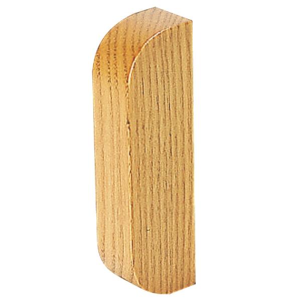 【マツ六 木製ベースエンド】ベースプレートの取付けに別途接着剤が必要です。サイズ：120mm用色・品番：クリア(BH-02C)材質：天然木入数：1個部材 部品 補強材 木口 隠し ケース 被せ キャップ 小口 納まり 手すり