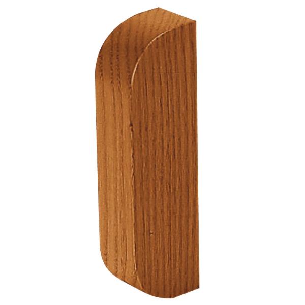 【マツ六 木製ベースエンド】ベースプレートの取付けに別途接着剤が必要です。サイズ：120mm用色・品番：Mブラウン(BH-02MB)材質：天然木入数：1個部材 部品 補強材 木口 隠し ケース 被せ キャップ 小口 納まり 手すり