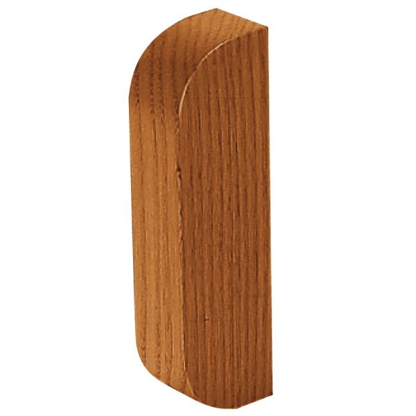 【マツ六 木製ベースエンド】※ベースプレートの取付けに別途接着剤が必要です。サイズ：80mm用色・品番：Mブラウン(BH-32MB)材質：天然木入数：1個部材 部品 補強材 木口 隠し ケース 被せ キャップ 小口 納まり 手すり