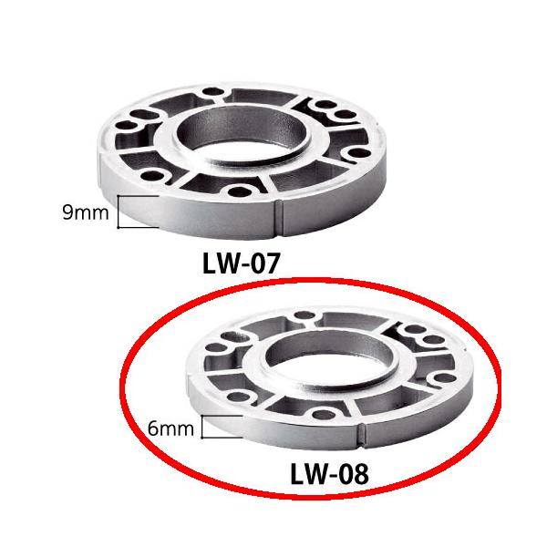 【マツ六 32ステンロストワックス スペーサー】■LW-01、02、03、05に対応※スペーサーは複数枚重ねて使用できません。※木製ベースプレートとの併用はできません。品番：LW-08暑さ：6mm材質：ステンレスSCS13(SUS304相当...