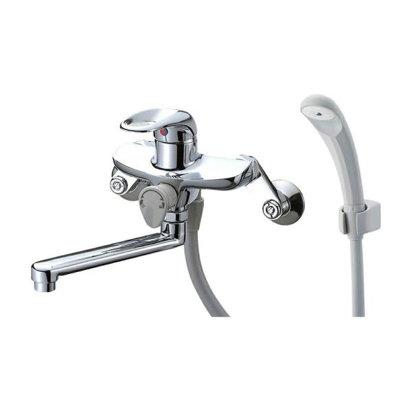 【SANEI シングルシャワー混合栓】品番：SK1710-13付属品：シャワセット、シャワ掛具入数：1セット※お使いのモニター設定、お部屋の照明等により実際の商品と色味が異なる場合がございます。※製品の仕様等は随時改善されているため、外観や...