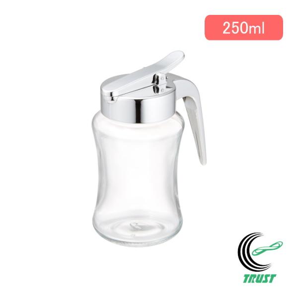 卓上アイテムとしてもおしゃれなハニージャー。手を汚さずに、必要な量だけ出せるので便利です。【サイズ】（約）109×70×135mm【材質】ガラス・ステンレス・アルミニウム・ABS樹脂・熱可塑性エラストマー【容量】（約）250ml【原産国】中...