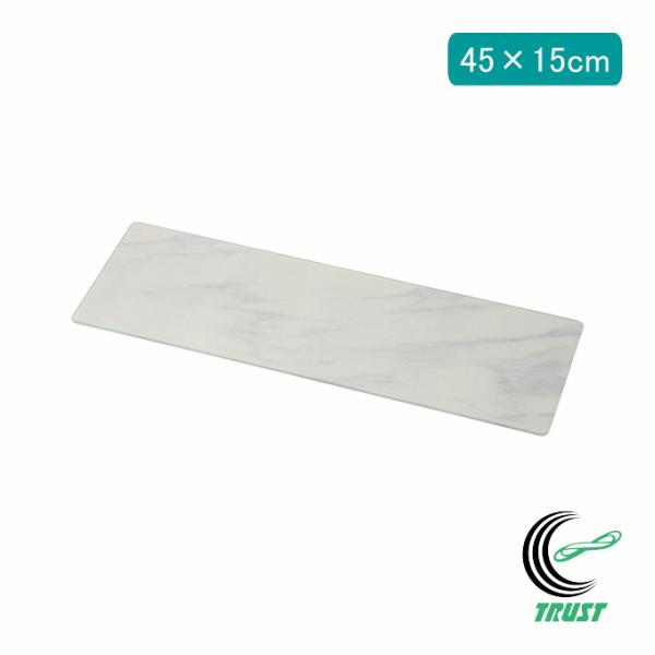 調理台やテーブルを汚れや傷などから守る強化ガラス製プレート。耐熱温度200℃カッティングボードや鍋敷きとして。※個体差によってわずかながらガタツキが生じる場合がございますが仕様上問題はありません。※プレート裏面に貼ってある白いシール（注意書...