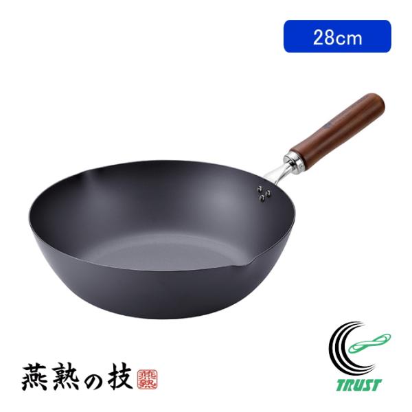 鉄なのにさびにくい！窒化加工シリーズ。「窒化加工とは」航空機や自動車部品のサビ防止に用いられてきた表面加工技術。これを調理器具にも応用し、鉄の表面を窒素で硬化させることで、高い耐腐食性と耐摩耗性を持つ鉄鍋が実現。ガス・100V・200V I...