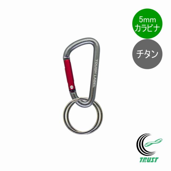 キーホルダー・部品の取付けに。Wリング2個付。※このカラビナは登山用ではありません。※ご使用のパソコンの設定や環境などにより、画像と実物の色合い等が異なる場合がございますがご了承ください。 ■ネコポス（全国一律送料300円）での配送もお受け...