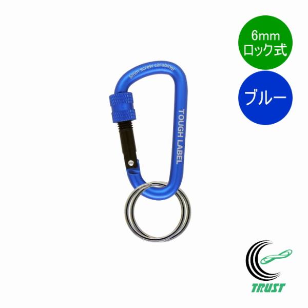 キーホルダー・部品の取付けに。Wリング2個付。ネジロック付き。※このカラビナは登山用ではありません。※ご使用のパソコンの設定や環境などにより、画像と実物の色合い等が異なる場合がございますがご了承ください。 ■ネコポス（全国一律送料300円）...