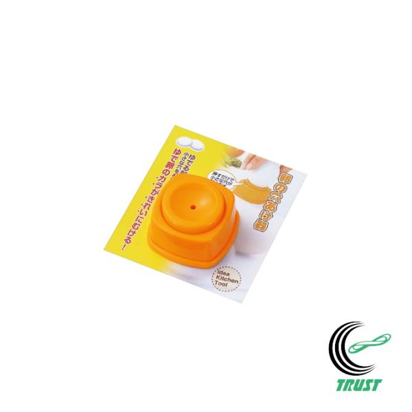 ゆでる前に小さな穴をあけるだけでゆで卵のカラがきれいにむける便利グッズ！※卵の鮮度によってはカラがむきにくくなる場合があります。【サイズ】（約）50×50×28mm【材質】本体：ABS樹脂（耐熱温度70℃ 耐冷温度-20℃）針：ステンレスス...