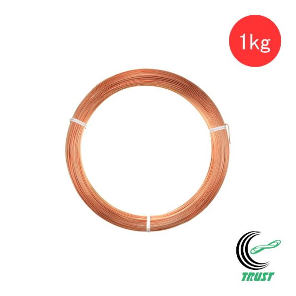 柔軟性、耐食性、伝導性に優れた、加工性の高い針金です。表面処理はしていないため、時間の経過や保管状況で変色し、風合いが出ます。お好みのサイズをお選びください。【サイズ】♯20：太さ0.9mm×長さ166.0m♯18：太さ1.2mm×長さ90...