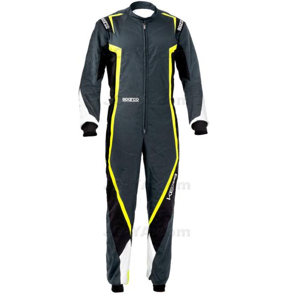 sparco KERBKart Racing Suit 　6色展開のCIK-FIA N2013.1認証のカートスーツです。認　証 : CIK-FIA N2013.1カラー : グレー/ブラック/ホワイト/イエロー重　量 : 470/500 ...