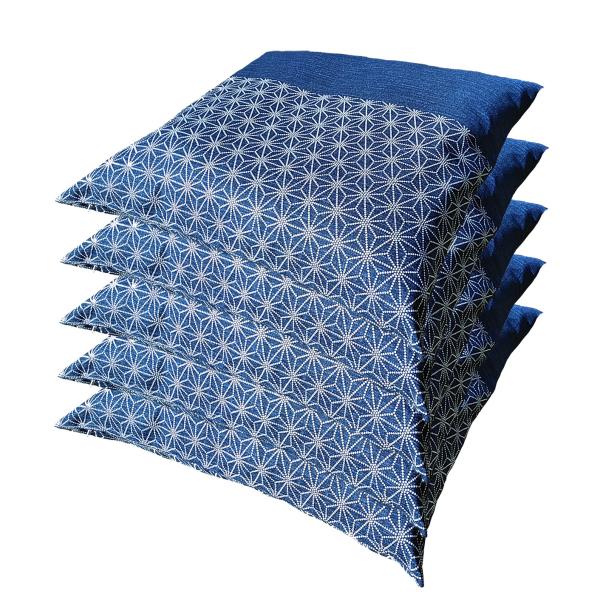 超特価の座布団カバーです。お買い得な５枚セットでの販売です。在庫限りのお買い得商品です。ネコポス便での対応限定とさせていただきます。サイズは約５５×５９ｃｍです。銘仙判　サイズです。生地組成は綿１００％です。安心の日本製です。座布団カバーの...