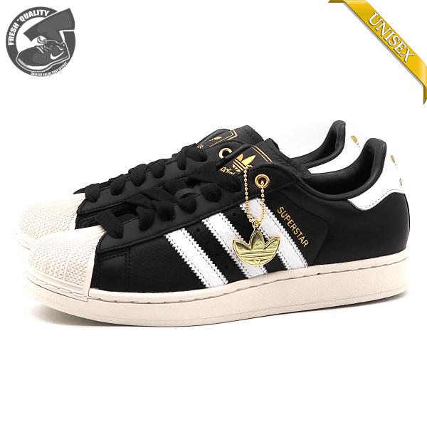 ■商品説明スーパースター II シューズは、アイコンモデルをプレミアムなスタイルに昇華させ、毎日のスタイルにラグジュアリーな雰囲気を添えます。柔らかなレザーアッパーと、取り外し可能なメタルトレフォイルロゴが個性的な雰囲気を添える、存在感のあ...