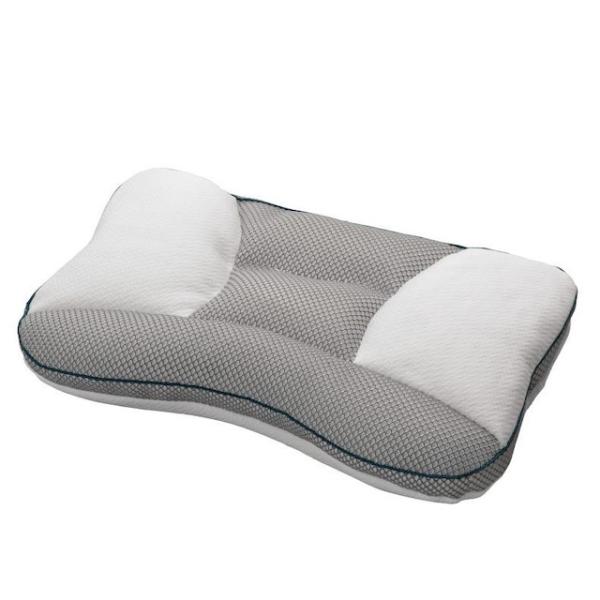 きっと見つかるあなたのまくら！自分で計測、自分で調節できるまくらです。4か所調節ポケットがついています。ピローケースは43x63cmが対応サイズです。まくらの中央部分・ネックレール部位分は通気性の良いメッシュ仕立て、充填物取り出しファスナー...