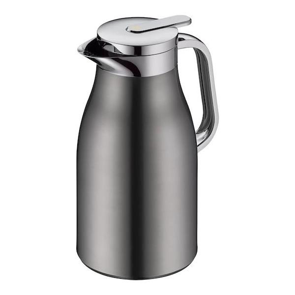 軽量で持ちやすく、ワンタッチで注げる使いやすさが魅力。ステンレス製魔法びん構造なので、長時間の保温・保冷が可能です。アルフィFARBE 真空断熱ポット 1L AFTH−1000S・容量(L)1.0・保温効力(10時間) 61℃以上・保冷効力...