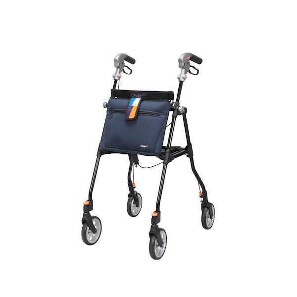 片方レバーで両輪ブレーキ作動、駐車ブレーキも同仕様【2wayハンドル構造】● ハンドルグリップ位置は、通常使用と身体の重心がやや前方に移動で後方転倒を少なくさせるリーチハンドルに切替できます。【ワンタッチ折畳み構造】● 折畳レバーを引き上げ...