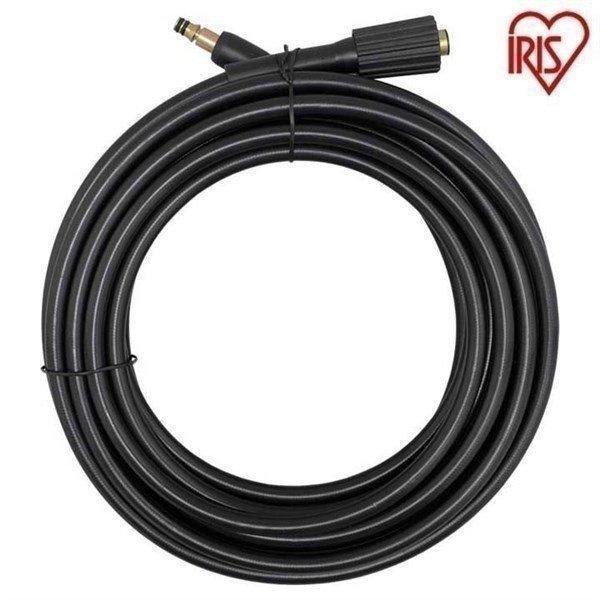 アイリスオーヤマ製高圧洗浄機専用パーツ。ガンと本体をつなぐ、8メートルの交換用高圧ホースです。※高圧ホースとガンがネジ式タイプの商品にはご利用いただけません。●商品サイズ（cm）直径約3×長さ約800●商品重量約715g●材質塩化ビニル樹脂...