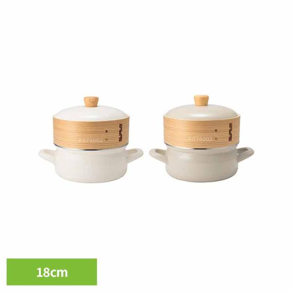 （検索用：ホーロー鍋 せいろ せいろ鍋 ホワイト グレージュ 琺瑯 IH ガス火 蒸し器 18cm 食洗機対応 4977618116132 4977618116125）●翌日優良配送対象商品につきまして●下記の場合は対象外となります。・13...