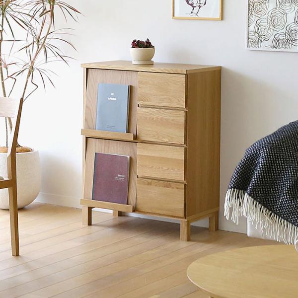 国産 日本製 雑誌収納 小物収納 CD・DVD収納 収納力抜群 ディスプレイラック レコードラック