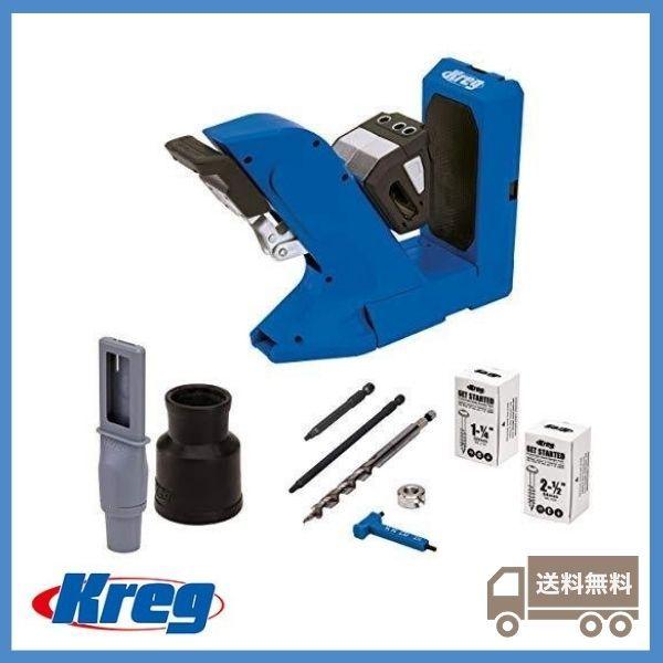 【商品概要】商品名：ポケットホールジグ720メーカー：Kreg (クレッグ)【商品説明】スクリューの頭が見えることなく木材をジョイント出来るポケットホールジョイント加工をするための治具セットです。斜めに穴をあけ裏側からスクリューで止めること...