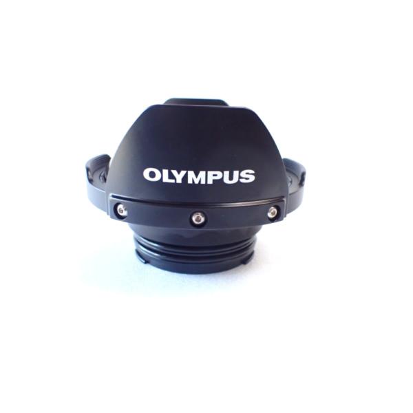 OLYMPUS PPO-EP02-2（PEN）ポートAOI UH-OM1IIハウジング対応用ポートM.ZUIKO DIGITAL ED 8mm F1.8 Fisheye PRO用PENマウントガラスドームポート商品情報状態：未使用、レンズ面...