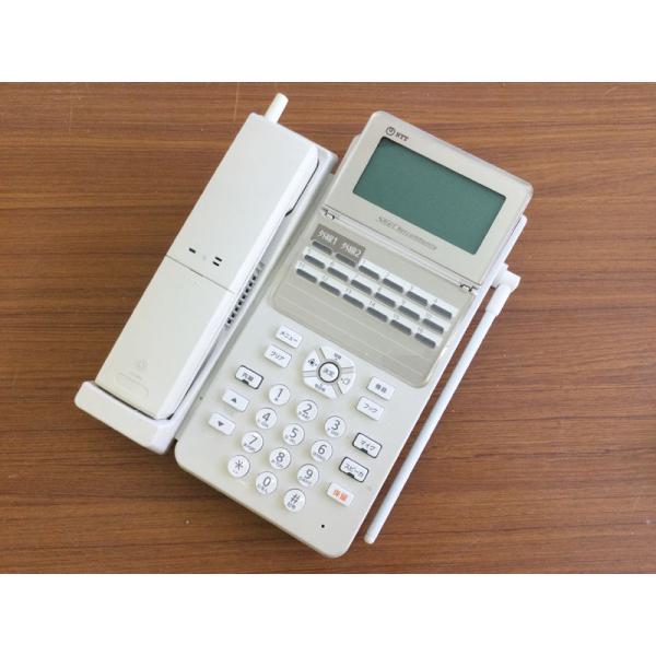 NTT スマートネットコミュニティ αB1 18ボタンスターカールコードレス電話機(白)A1-(18)CCLSTEL-(B1)(W)　×1台付属品本体・中古現状充電池状態通電のみ確認しております。リユース中古品のため、多少の小傷や汚れござい...
