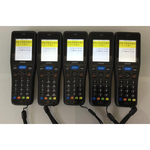 お得な5台セット 整備済 DENSO デンソーウェーブ BHT-1505BB-BK ブラック Bluetooth対応 超小型・軽量 ハンディターミナル 1次元バーコードスキャナ 高視認性カラー液晶 耐衝撃 IP54準拠 安心のプロ検品