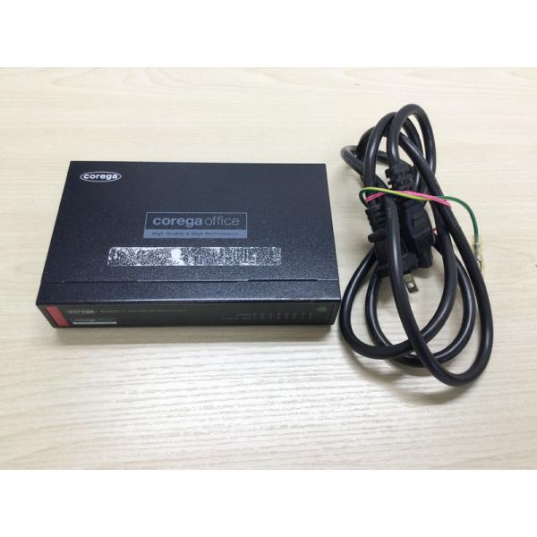 corega(コレガ)  CO-BSW08TX 100BASE-TX/10BASE-T 8ポート スイッチングハブ メタル筐体