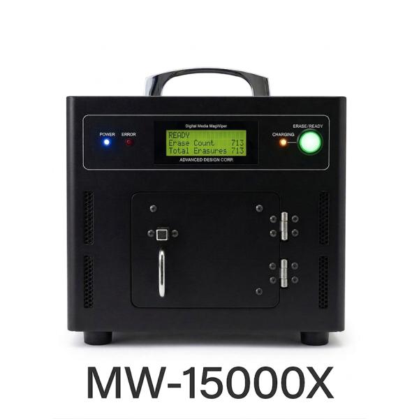 消去回数７１３回の美品 物理破壊だけでは不十分です。磁気で『完全消去』という絶対の安心を。