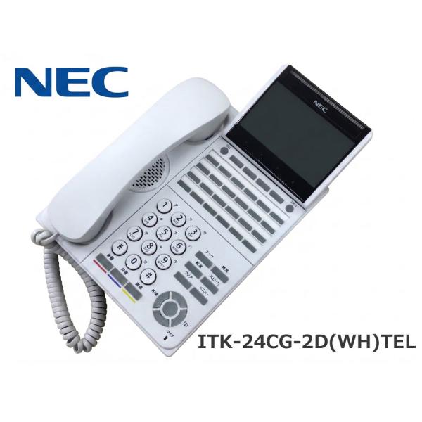 メーカー：　NEC型番　　：　DT900 Series ITK-24CG-2D(WH)TEL 24ボタンIP電話機(白) 　×1台