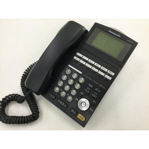 メーカー：Panasonic （パナソニック）型番：VB-F411KA-K（12キー電話機K-K）　×1台付属品：本体のみ状態リユース中古品のため、日焼け・傷や汚れ等の使用感ございます。状態は写真でご判断ください。少しでもお安くご提供するた...