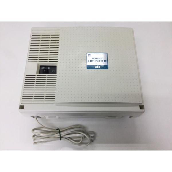 メーカー：saxa（サクサ）型番：HM700Std主装置　×1台付属品：本体、電源コード、写真に写っているユニット状態通電確認のみ行っております。写真に写っているユニットもそのままお付けします。リユース中古品のため、日焼け・多少の傷や汚れ等...