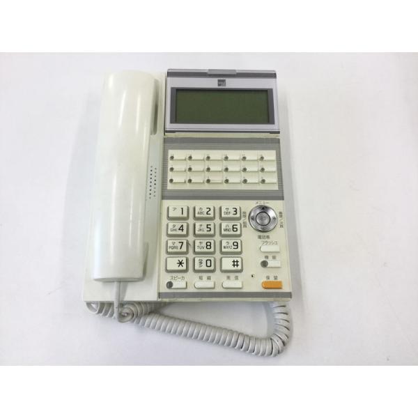 メーカー：　SAXA（サクサ）型番：　TD610（W）18ボタン標準電話機(白)付属品：　本体のみ状態中古リユース品のため、日焼けや細かい傷、シール添付跡等の使用感ございます。状態は写真でご判断ください。できるだけお安くご提供するため、清掃...