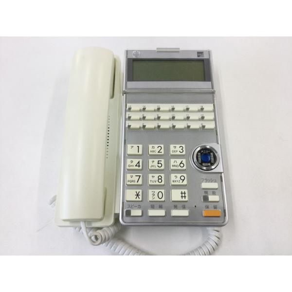 メーカー：　SAXA（サクサ）型番：　TD615（W）18ボタン標準電話機(白)付属品：　本体のみ状態中古リユース品のため、日焼けや細かい傷等の使用感ございます。状態は写真でご判断ください。できるだけお安くご提供するため、清掃は行っておりま...