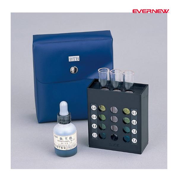 水素イオン測定器測定範囲8段階(pH6.0/6.2/6.4/6.6/6.8/7.0/7.2/7.4)○セット内容：色見本付本体ボックス1個　丸型ビーカー3本　　　　　　　　BTB液試薬1個30ml　　　　　　　　軟質ビニールケース1個○水素...