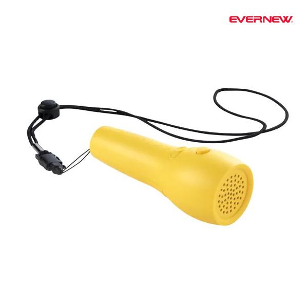 2音切り替え式だからバンの他にホイッスル音のピーが出せる。サイズ：最大径約6cm×長さ約13cm自重：約100g(電池含)材質：ABS樹脂D.PAT/PAT登録商標付属品：ストラップ・単4乾電池(3本)音量：ホイッスル音:120dB　ピスト...