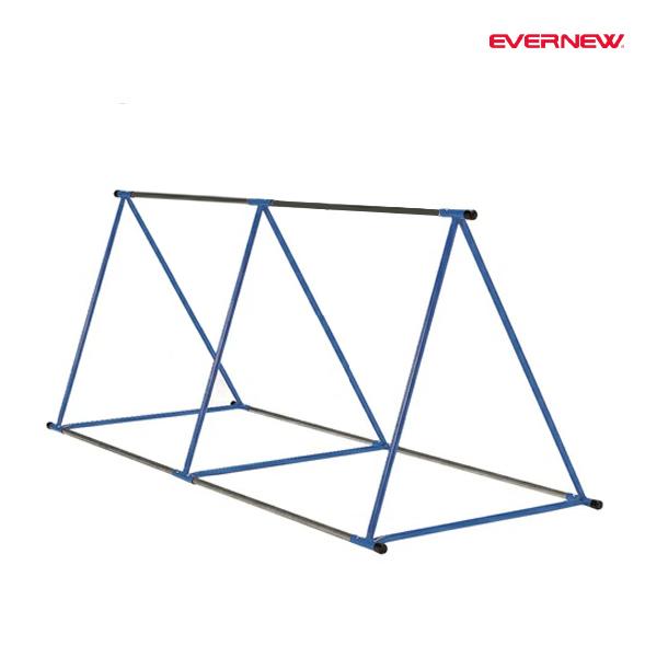 サイズ=長さ250cm×高さ90〜110cm（三段式）自重=23kg材質=直径2.7cmスチール/ステンレス（横棒）ペグ4本小学校低学年向連結可能屋外・屋内兼用日本製