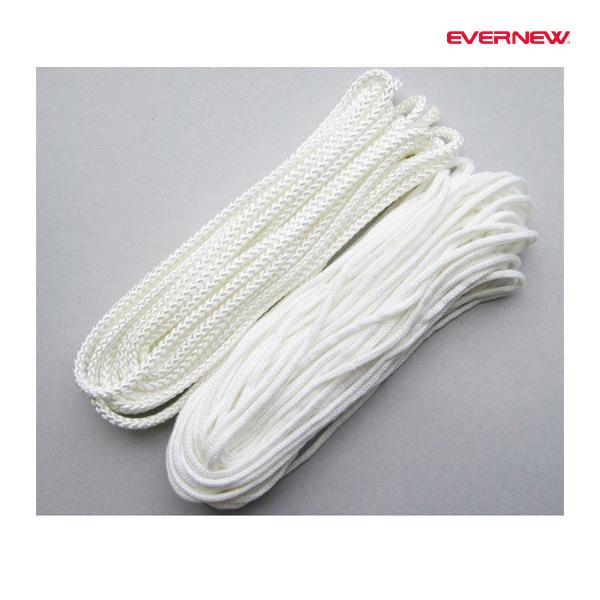 上部ロープ=長さ3m×直径4mm引きロープ=長さ3m×直径3mm自重=100g材質=ポリエステル上部ロープ(4mm)3m×2本　引き紐(3mm)3m×6本バレーコートで行う際に使用するソフトバレーネットの補助ロープとして使用するものです。日本製