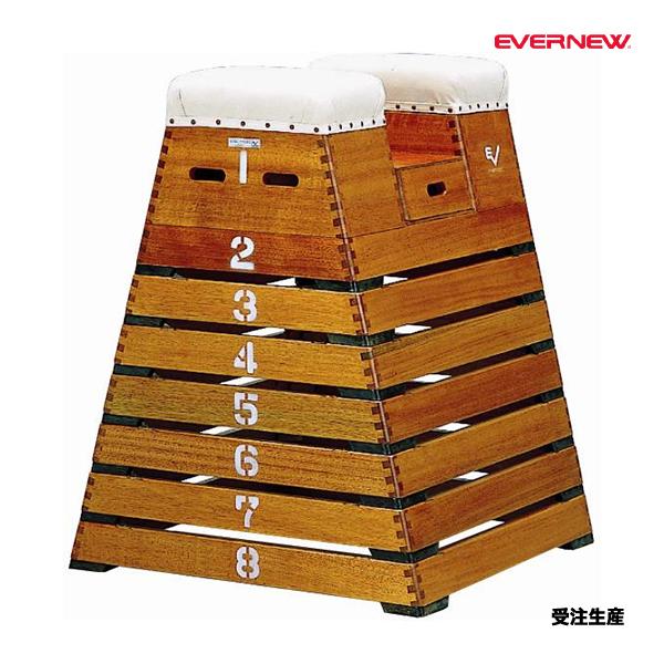 サイズ=下幅80(上幅35cm)×奥行80cm×高さ80cm(中心部71cm・80cm)自重=35kg材質=上質ラワン材(防虫加工済)日本教材備品協会安全基準適合品接続した1段目を除き全段2cmゴム付閉脚横とび用小型8段規格・中心部高さ2段...