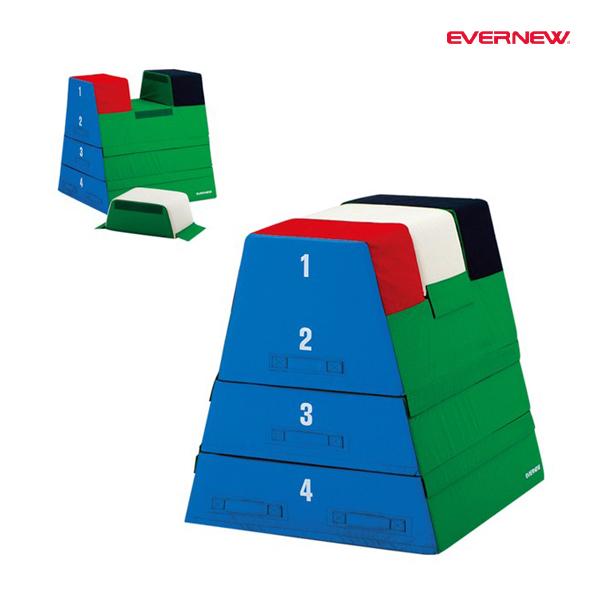 サイズ=上幅75cm(下幅35cm)×奥行80cm×高さ80cm自重=30kg材質=外被：ターポリン(防炎加工)＋帆布　中身：合成スポンジ閉脚横とび箱各段滑り止付連結テープ付各段持手付(横手式)日本製