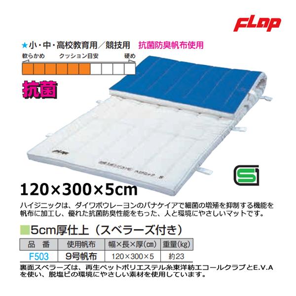 ★小・中・高校教育用／競技用　抗菌防臭帆布使用ハイジニックは、ダイワボウレーヨンのパナケイアで細菌の増殖を抑制する機能を帆布に加工し、優れた抗菌防臭性能をもった、人と環境にやさしいマットです。 裏面スベラーズは、再生ＰＥＴポリエステル糸東洋...