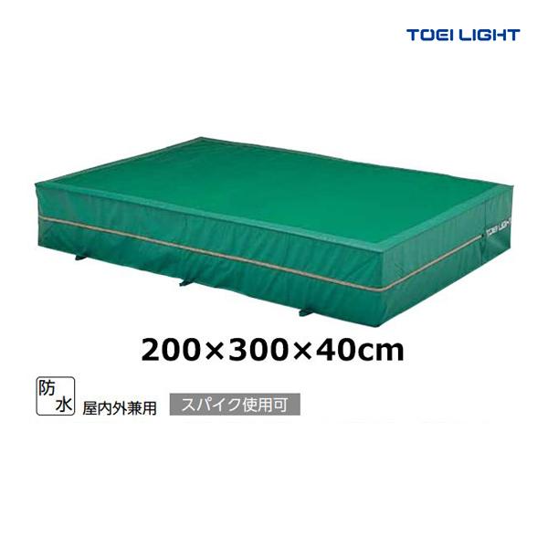 200×300×40cm・体操・走高跳用(小・中・高校用)・重さ52kg・外被:ポリエステル6号防水帆布・芯材:ウレタンフォーム、上面:ポリエステルメッシュ・スパイク使用可スパイク使用可ポリエステル帆布の繊維は丈夫でシワになりにくく、吸湿性...