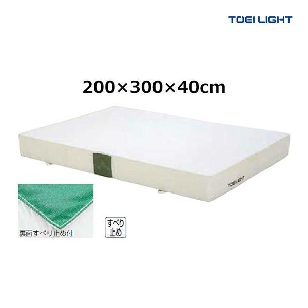 200×300×40cm・体操・走高跳兼用(小・中・高校用)・重さ38kg・外被:ポリエステル4号帆布・芯材:ウレタンフォーム・屋内用・裏面すべり止め付屋内用エバーマット（一枚物）ポリエステル帆布の繊維は丈夫でシワになりにくく、吸湿性が少な...