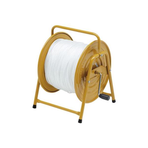 ・幅44cm×奥行40cm×高さ50cm・重さ5kg・主材：スチール・6〜7mmロープ400m、9〜10mmロープ200ｍ巻取可能※ロープは別売です。