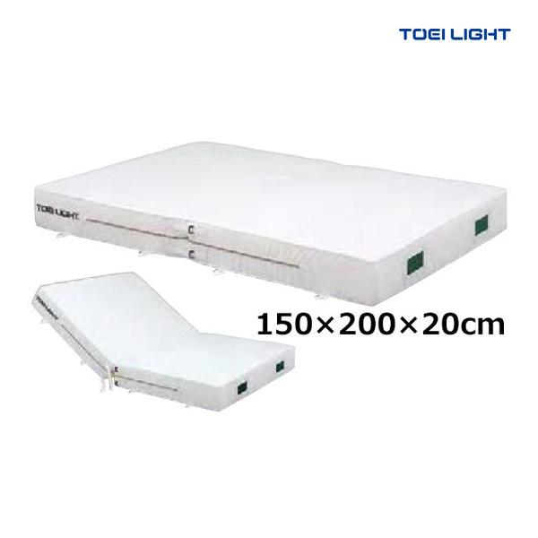 150×200×20cm(F)・体操用(小・中学校用)・重さ11kg・外被:ポリエステル3号帆布・芯材:ウレタンフォーム・屋内用・二つ折り屋内用エバーマット（二つ折り）ポリエステル帆布の繊維は丈夫でシワになりにくく、吸湿性が少なく、耐侯性に...