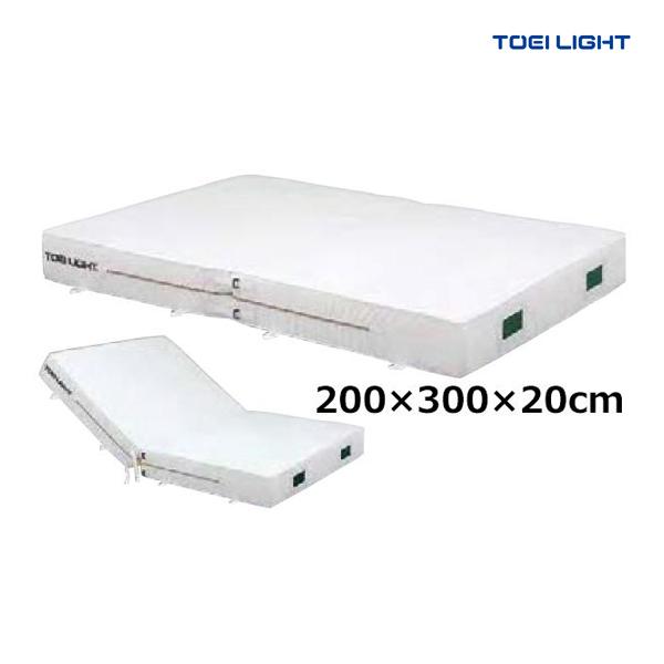 200×300×20cm(F)・体操用(小・中学校用)・重さ22kg・外被:ポリエステル3号帆布・芯材:ウレタンフォーム・屋内用・二つ折り屋内用エバーマット（二つ折り）ポリエステル帆布の繊維は丈夫でシワになりにくく、吸湿性が少なく、耐侯性に...